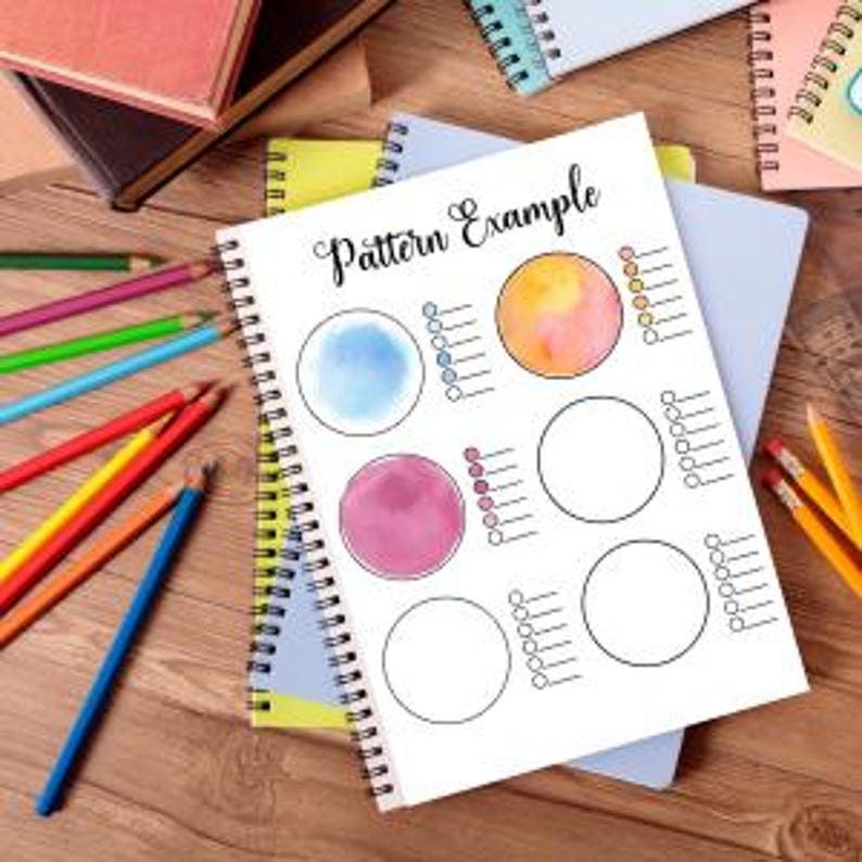 Marker Test Sheet. Printable Sheet to Practice Different Designs ...