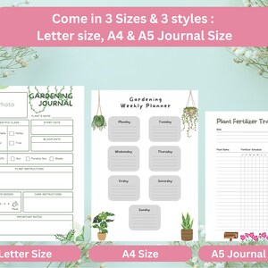 Garden Planner Printable, Gardening Log, Garden Journal, Gardening ...