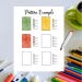 Marker Test Sheet. Printable Sheet to Practice Different Designs ...