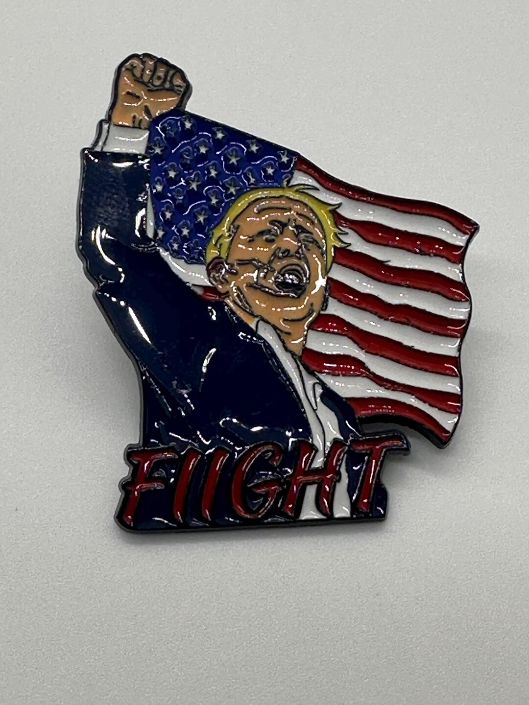 President Donald Trump “fight” Enamel Pins - Etsy