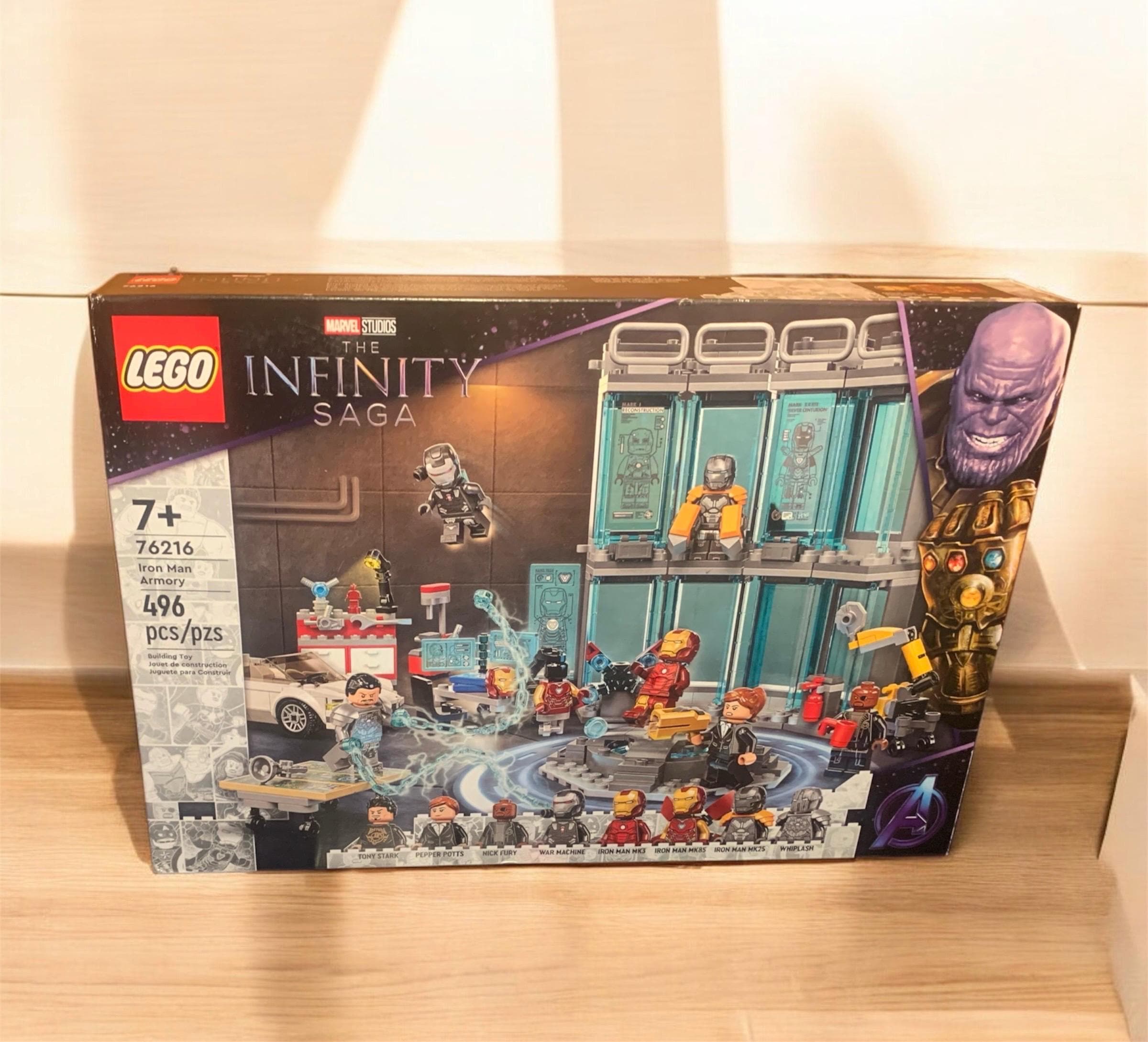 LEGO Marvel 76216 Marvel Iron Man Armory 496 Pieces (new Sealed ...