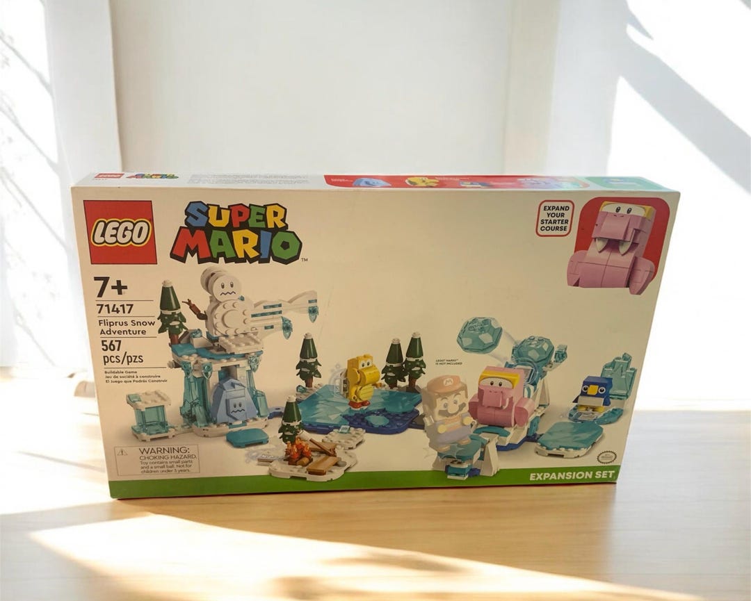 LEGO Super Mario 71417 Fliprus Snow Adventure (new Sealed, Retired) 567 ...