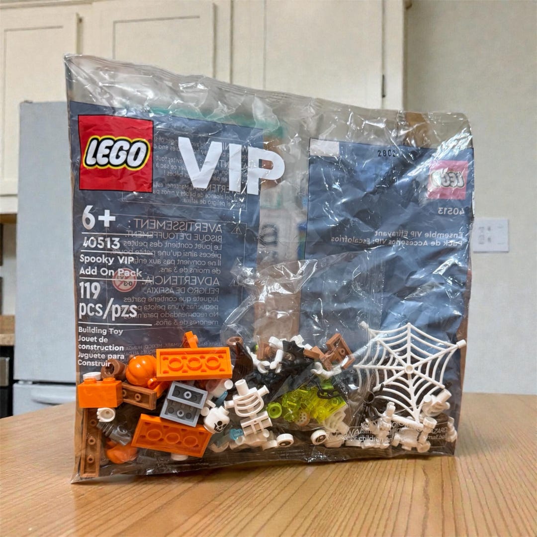 LEGO 40513 VIP Halloween Spooky Add-on Pack -119 Pieces (new Sealed ...