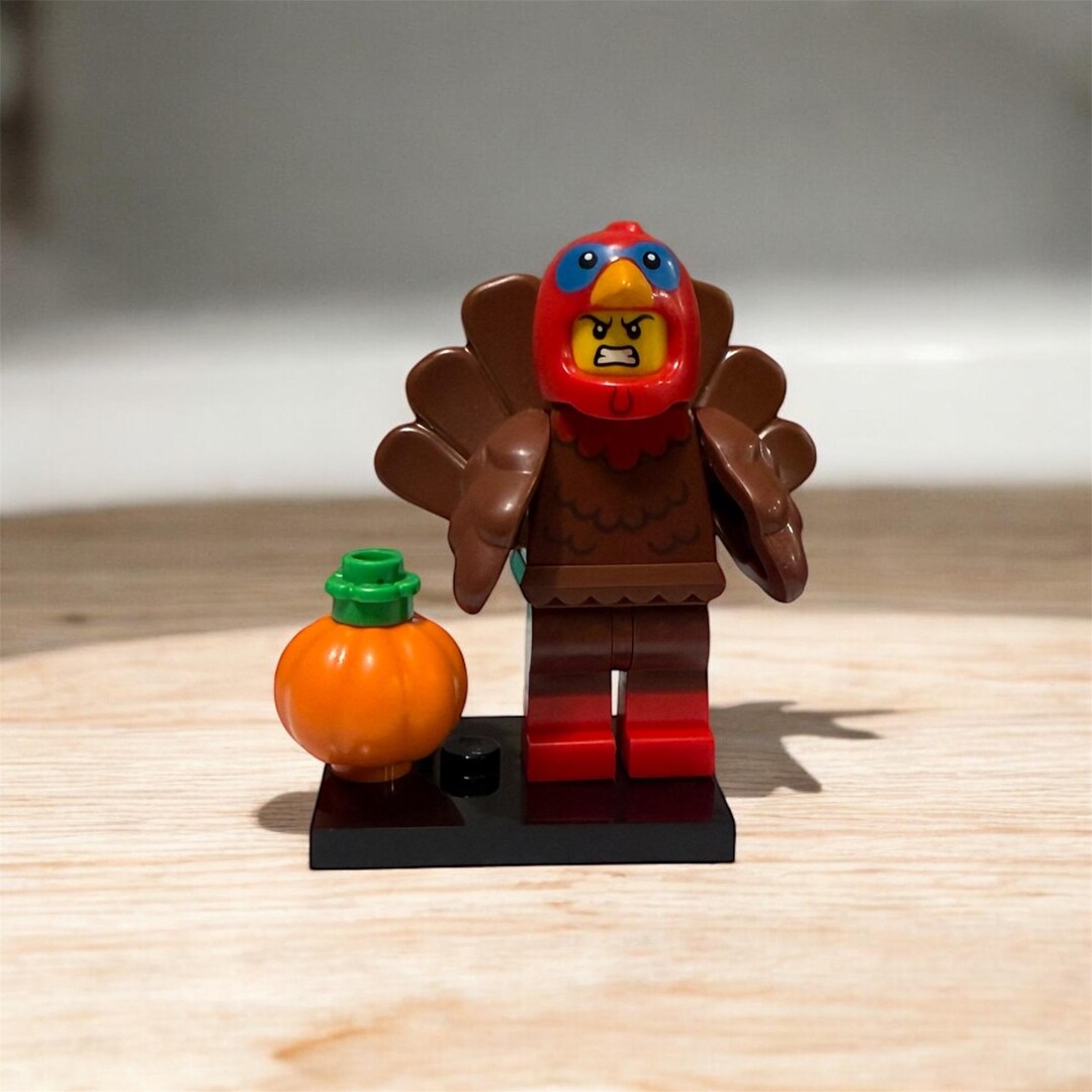 LEGO Minifigure Series 23 - Turkey Costume Rare Holiday Collectible - Etsy