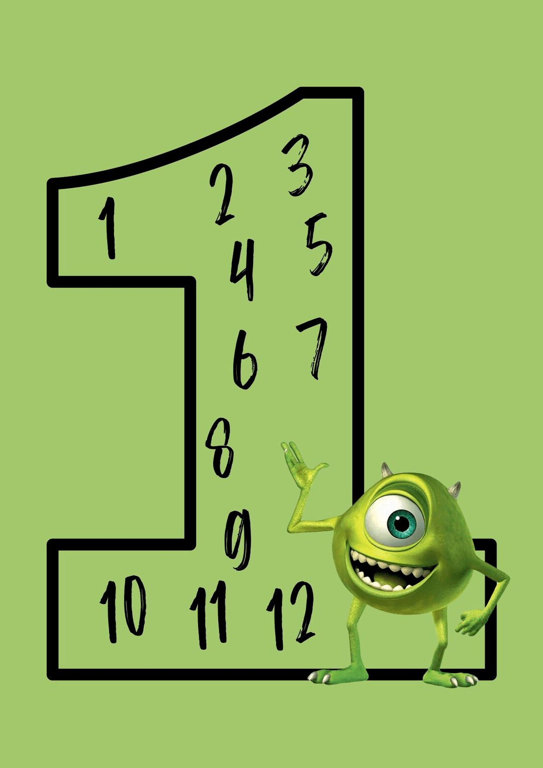Disney Multiplication Numbers - Etsy