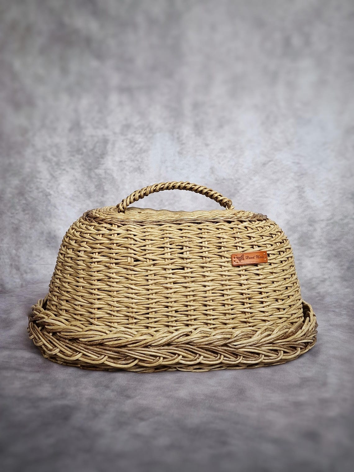 Wicker Bread Box With Lid, Large Bread Basket, Bread & Bakery Tray ...