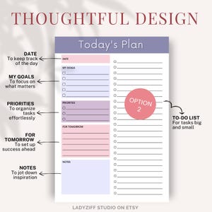 Daily Planner, Today's Planner, Printable Planner, Digital Planner ...