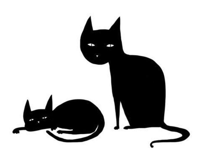 Black Cat Friends - Etsy