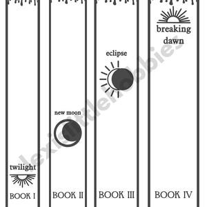 The Twilight Saga Bookbinding Cover Designs | PNG Files | Digital Download - Etsy
