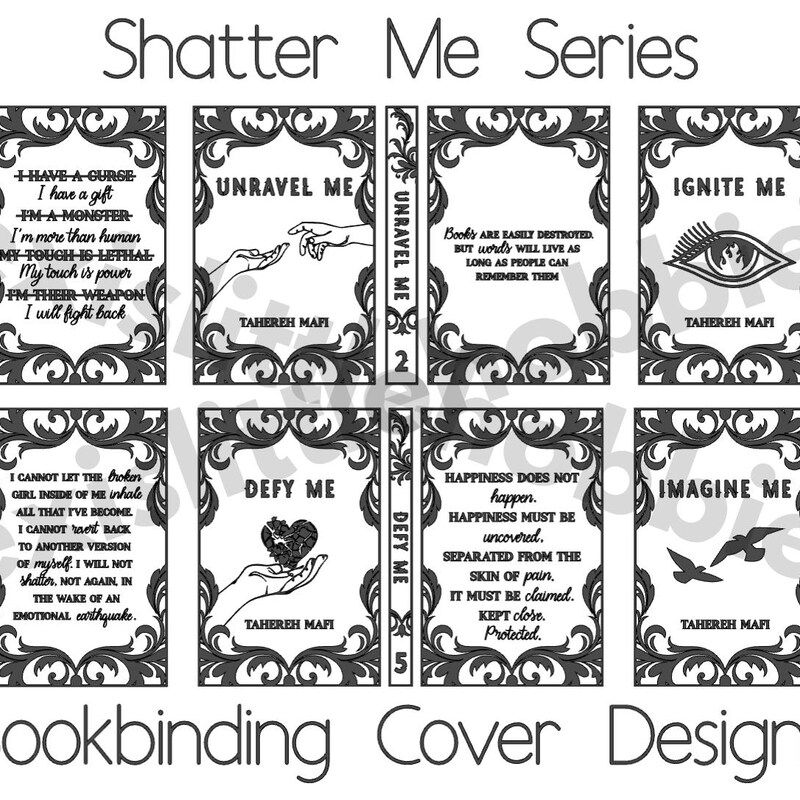 Shatter Me Book Cover - Etsy