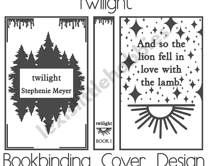 Twilight Saga | SVG, Sprayed Edges Stencil, PNG, Cricut, Silhouette ...
