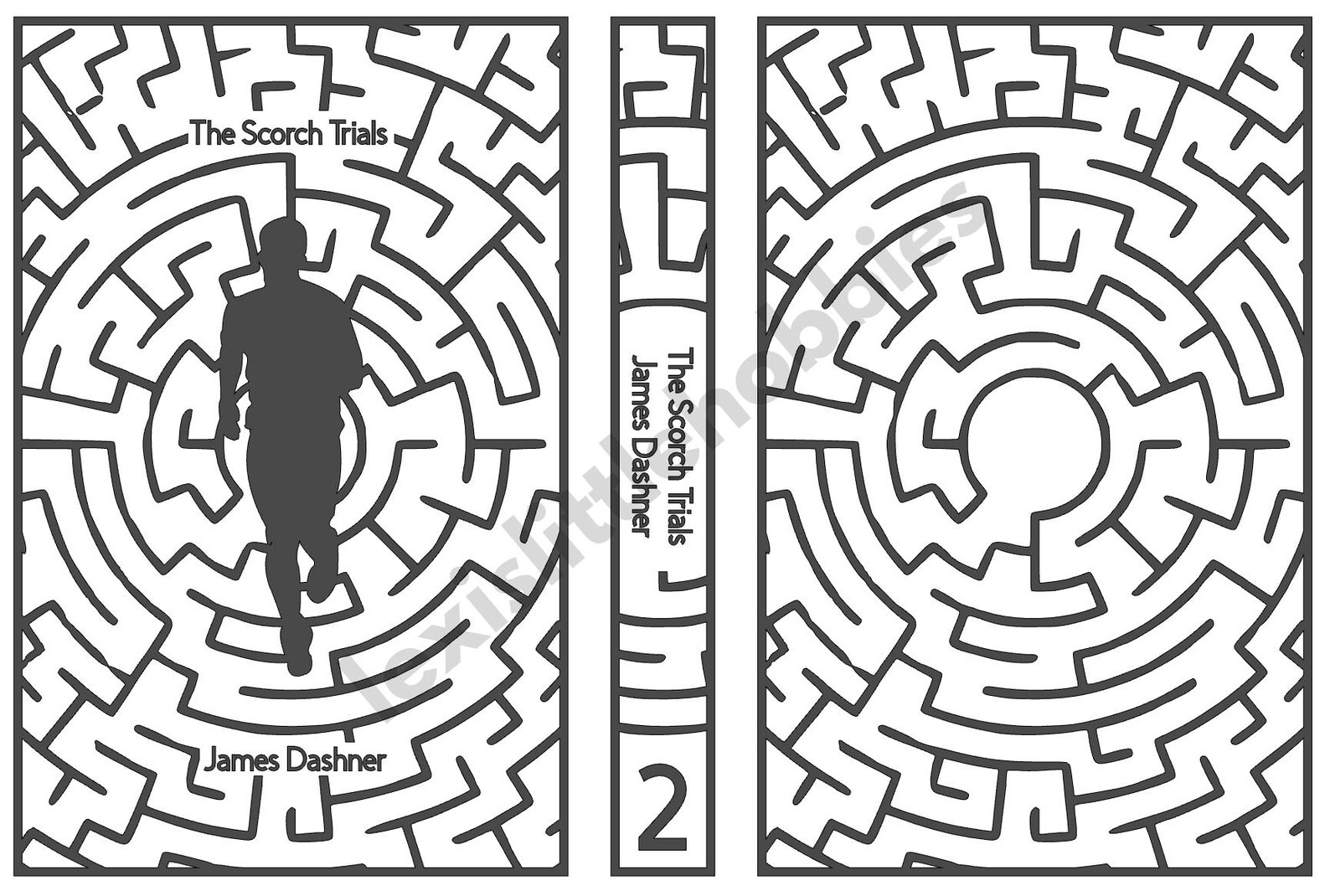The Maze Runner Original Trilogy Bookbinding Cover Designs | PNG Files ...