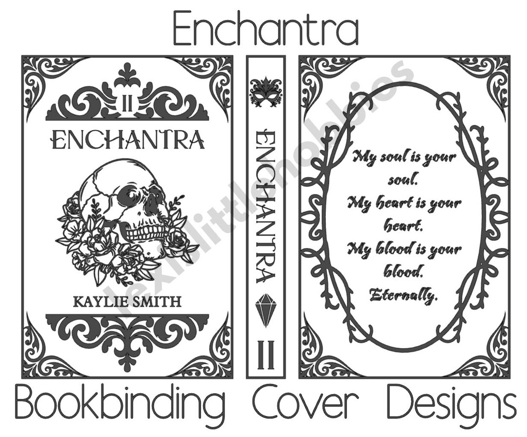 Enchantra Bookbinding Cover Designs | PNG Files | Digital Download - Etsy