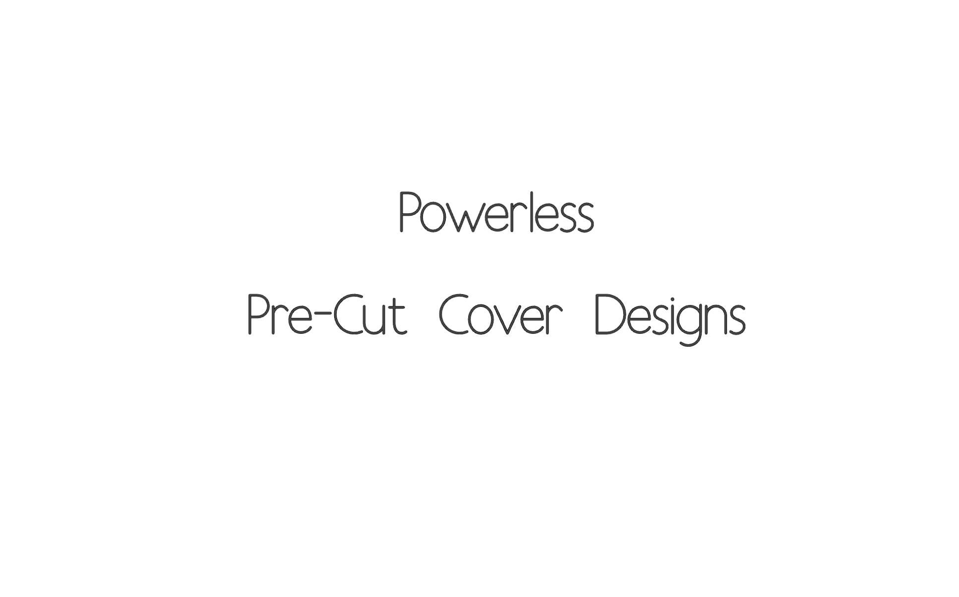 Powerless Pre-cut Bookbinding Cover Designs - Etsy