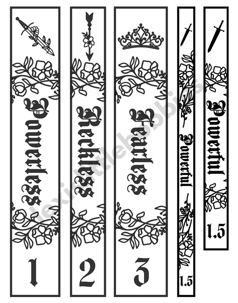 Powerless Series Bookbinding Cover Designs | PNG Files | Digital ...