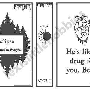 The Twilight Saga Bookbinding Cover Designs | PNG Files | Digital ...