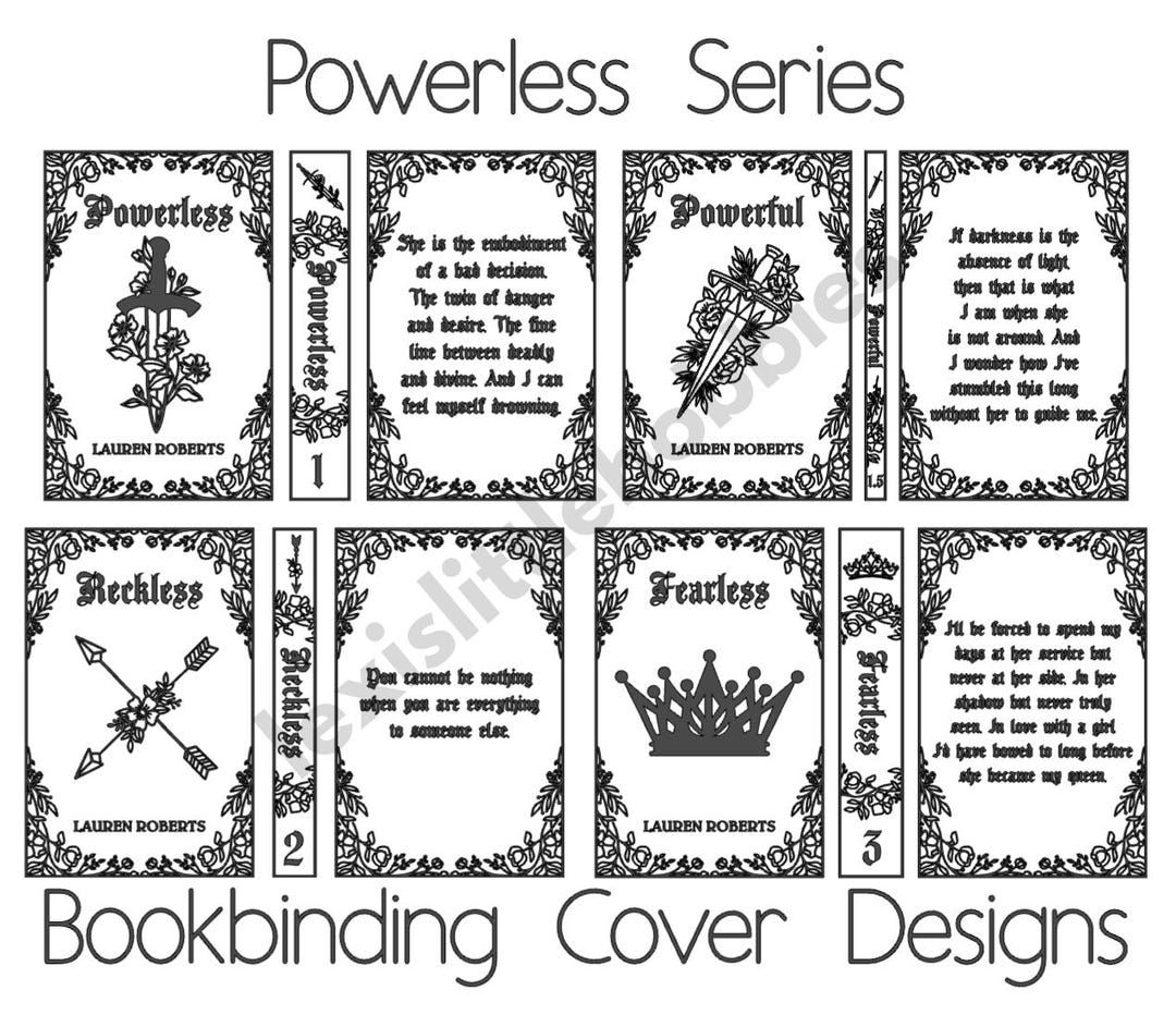 Powerless Series Bookbinding Cover Designs | PNG Files | Digital ...