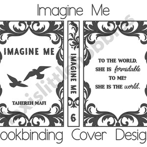 Imagine Me Bookbinding Cover Design | PNG Files | Digital Download - Etsy