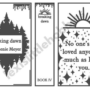 The Twilight Saga Bookbinding Cover Designs | PNG Files | Digital ...