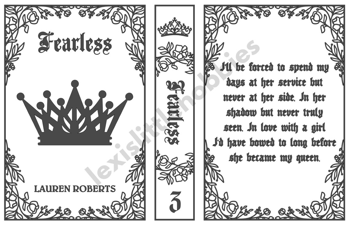 Powerless Series Bookbinding Cover Designs | PNG Files | Digital ...