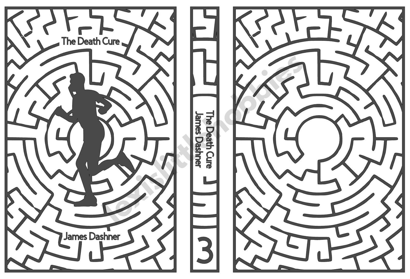 The Maze Runner Original Trilogy Bookbinding Cover Designs | PNG Files ...