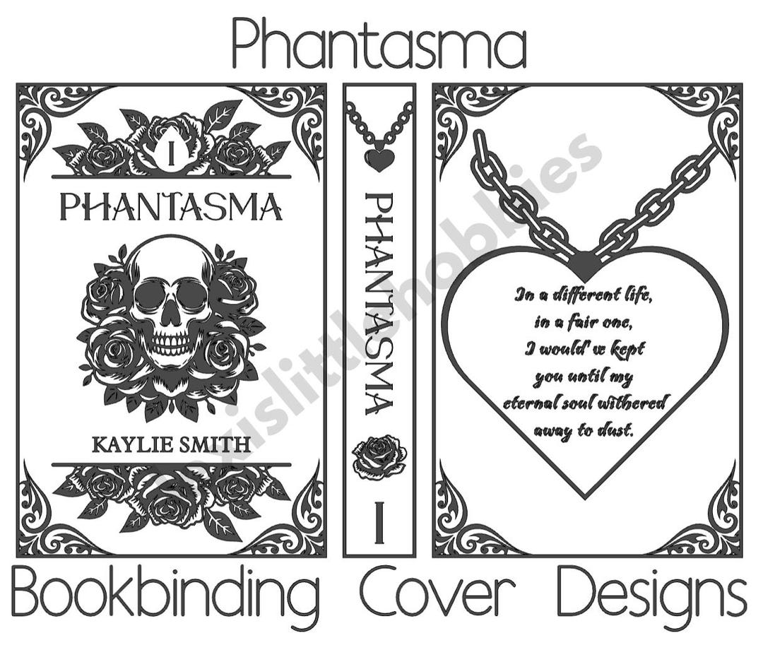 Phantasma Bookbinding Cover Designs | PNG Files | Digital Download - Etsy