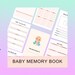 Digital Baby Memory Book | Printable Baby Journal & Milestone Tracker ...