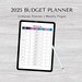 2025 Budget Planner | Digital Finance Tracker, Monthly Expense ...