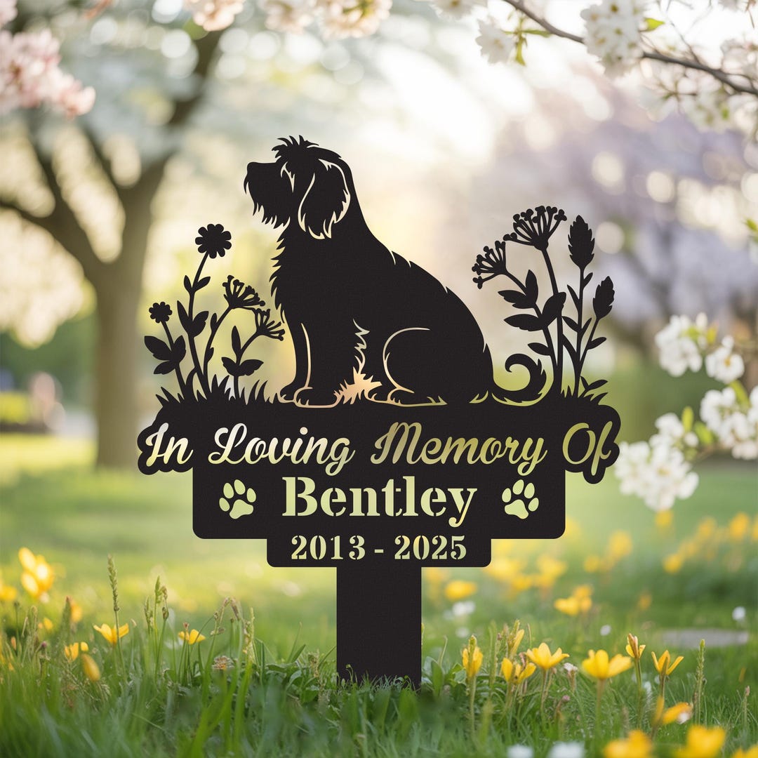 Personalized Havanese Garden Sign, Custom Havanese Memorial Stake, Dog ...