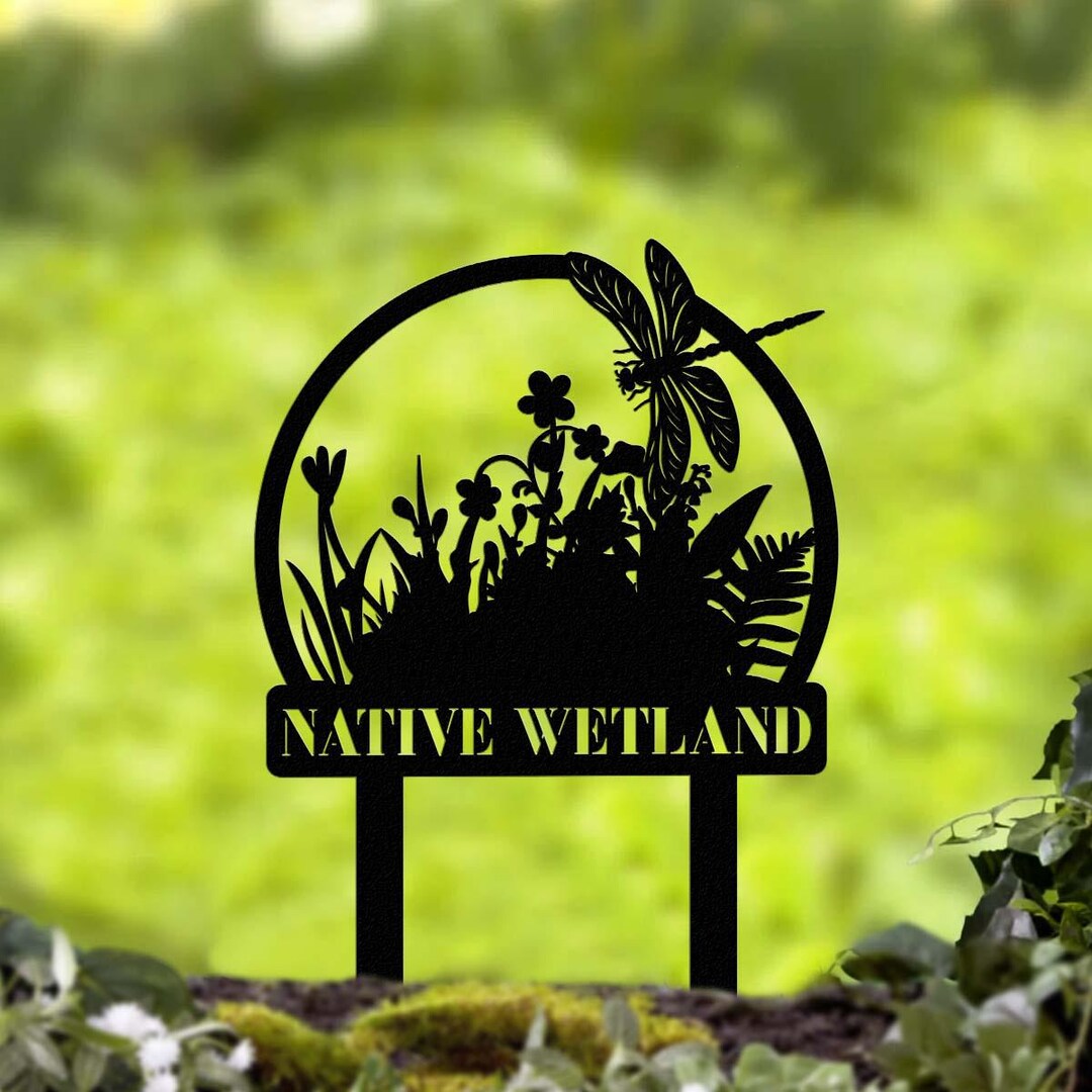 Custom Metal Garden Sign, Personalized Garden Stake, Metal Garden Sign ...