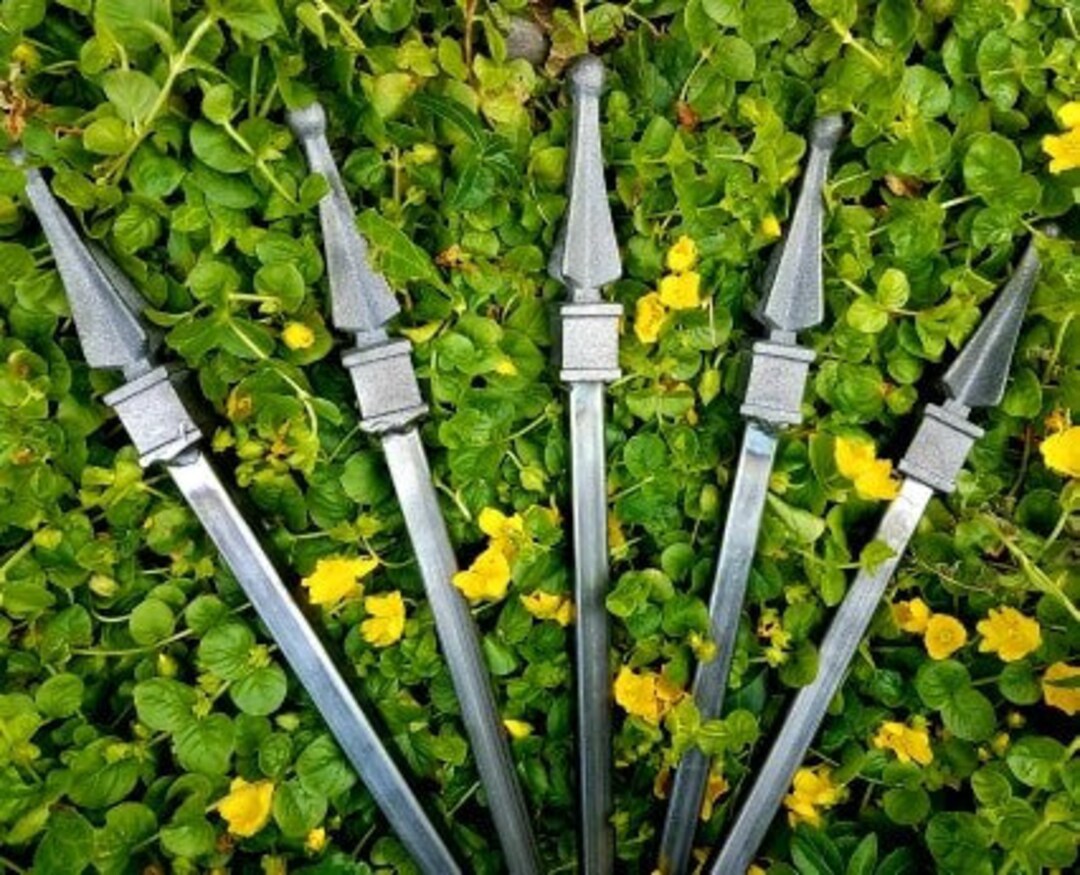 FIVE All METAL Hose Guides With Ball Tip Spear Point Cast Iron Tops - Etsy