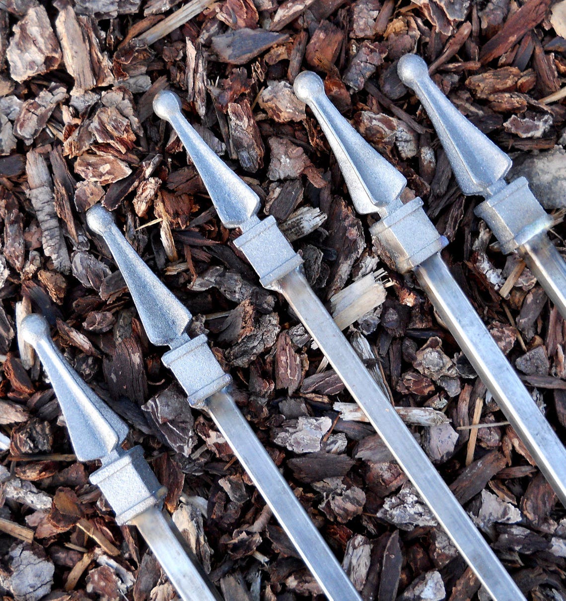 TEN ALL METAL Spear Tip Hose Guides With Cast Iron Finial - Etsy