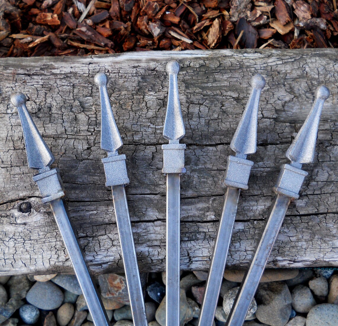 TEN ALL METAL Spear Tip Hose Guides With Cast Iron Finial - Etsy