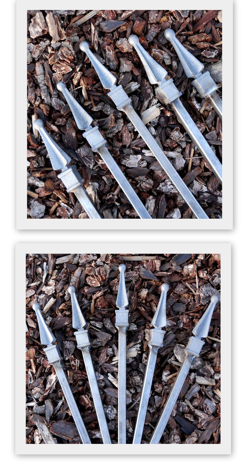 FIFTEEN ALL METAL Hose Guides With Cast Iron Finial Tops. - Etsy Norway