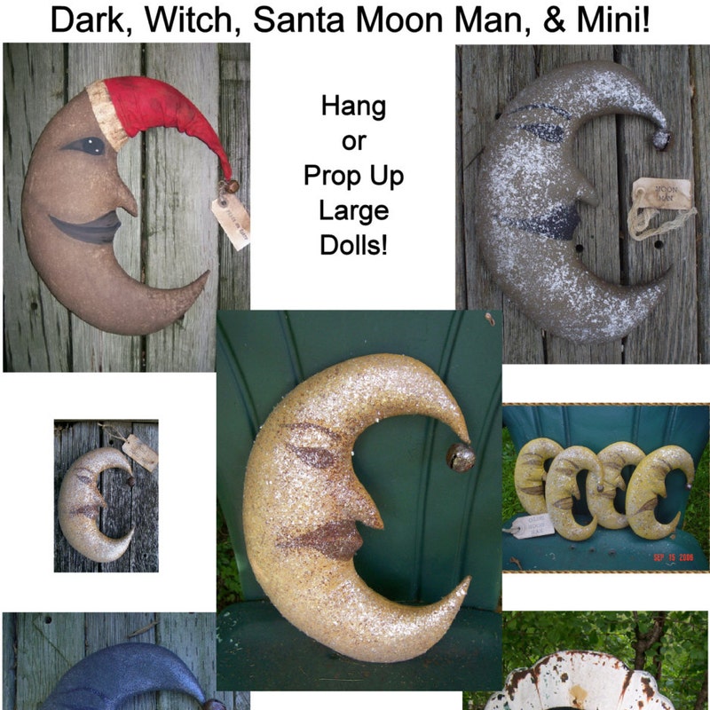 Primitive Moon - Etsy