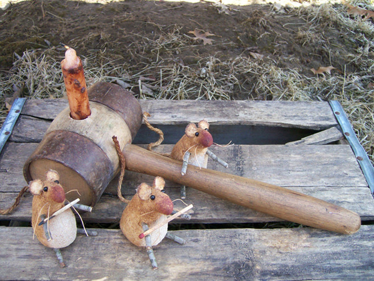 Primitive Field Mouse Mice Doll Pattern - Christmas Mice, Fall Mice ...