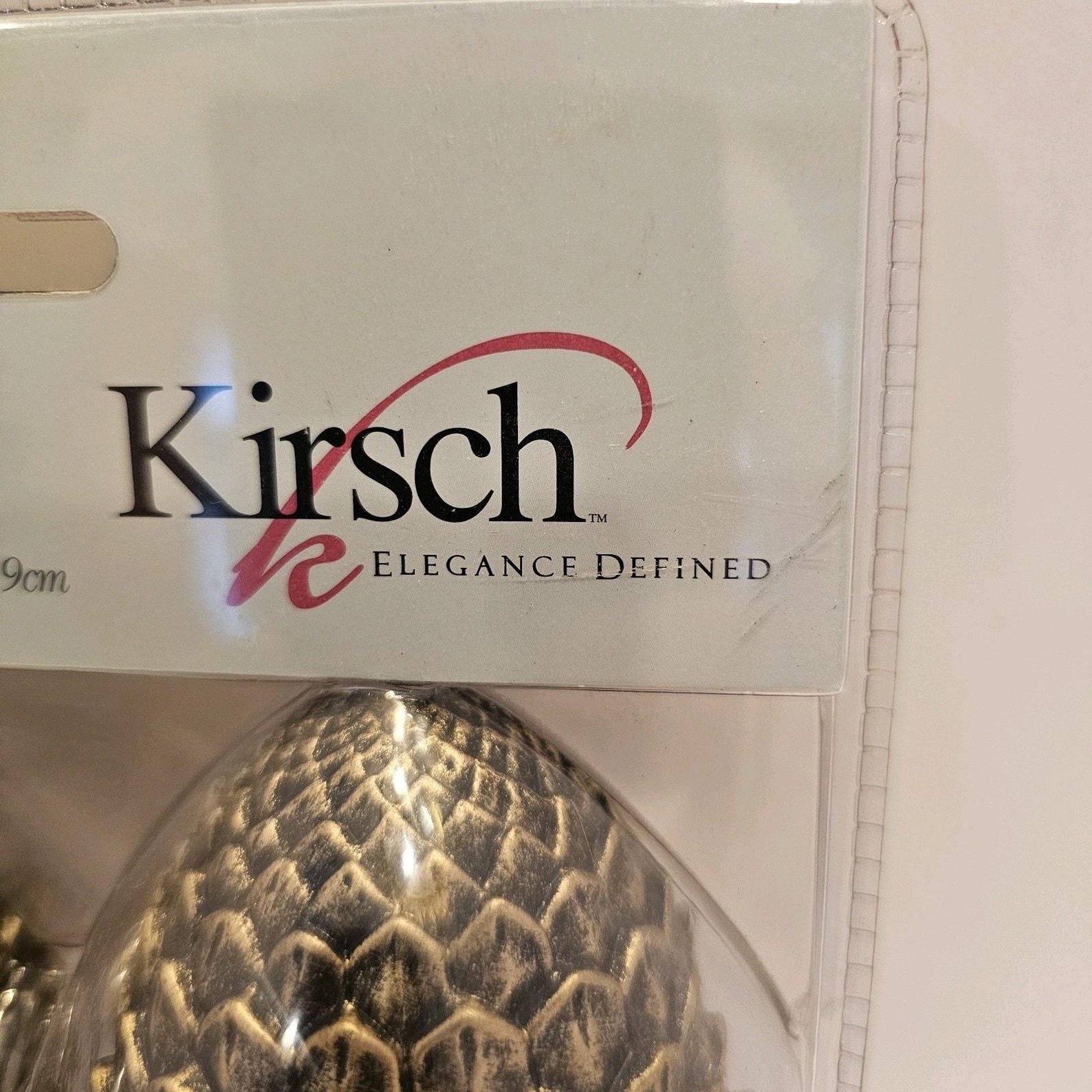 Kirsch Oak Leaf Finials Set of 2 Anodized Bronze Fits 1-3/8" Diameter ...