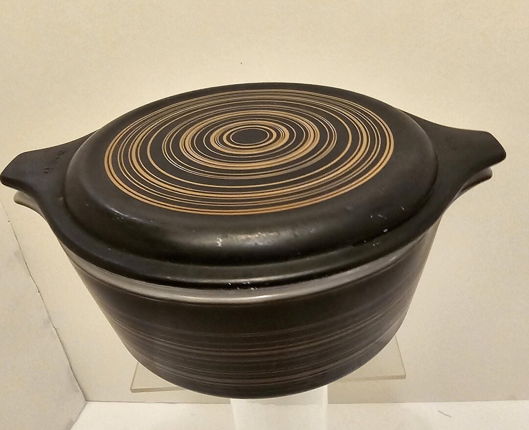 Vintage MCM PYREX Terra Pattern Small Brown #472 1-1/2 Pt Lidded ...