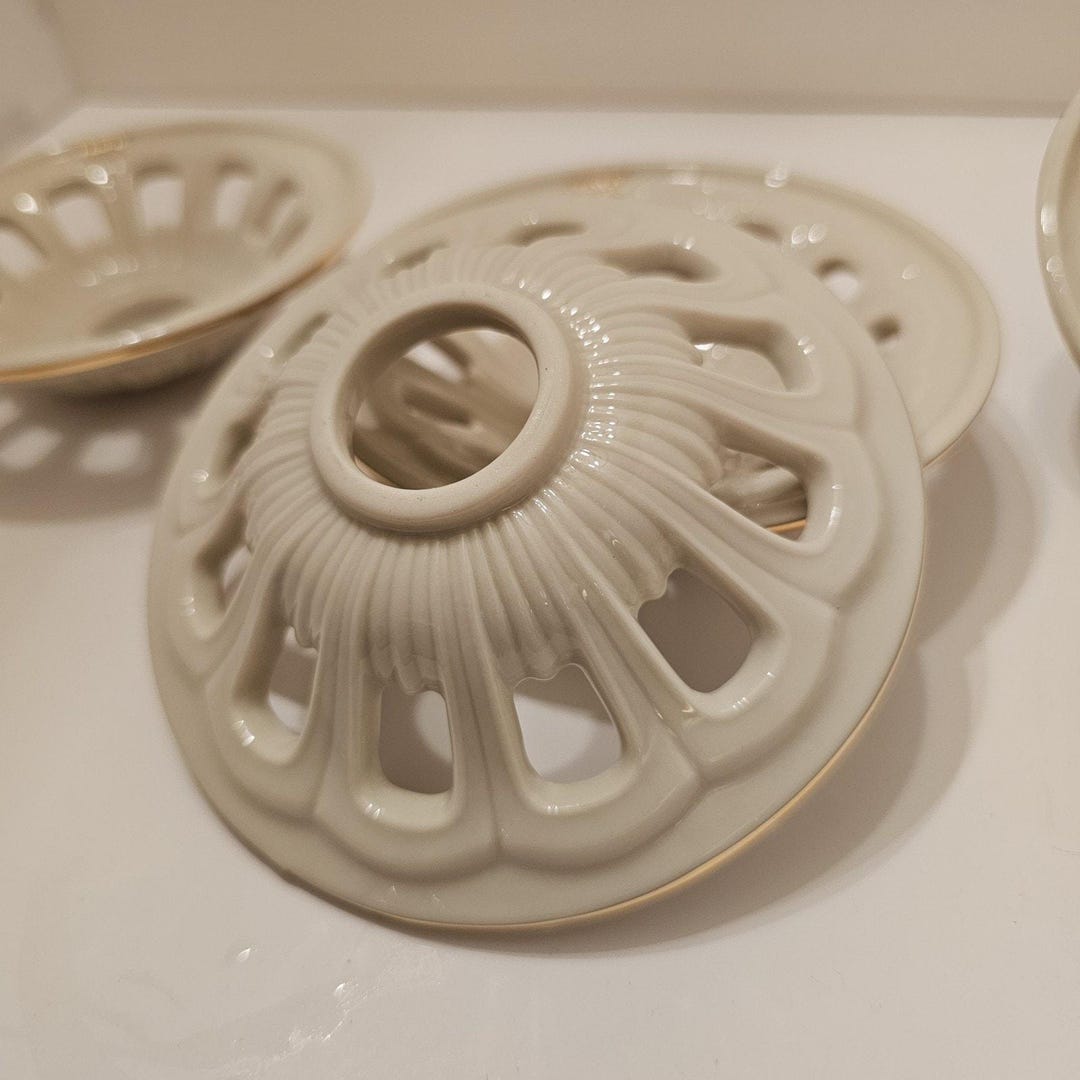 1x Lenox Quoizal Chandelier Porcelain Bobeche Matlisse Pattern ...
