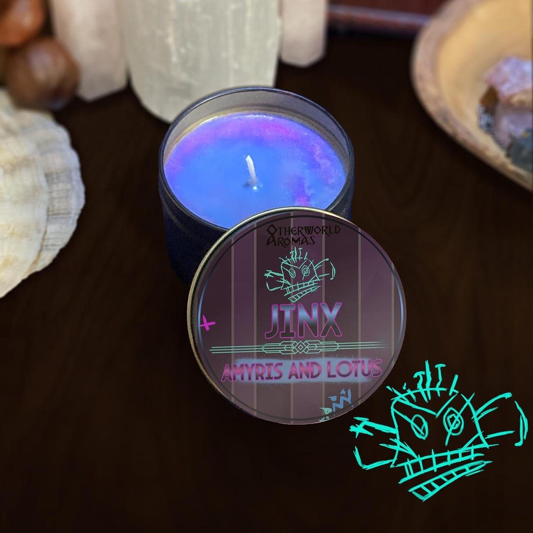 Jinx {arcane} | Character-inspired Scented Candle (100g) - Etsy