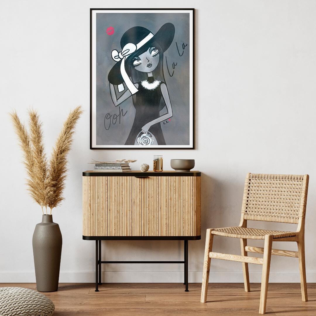 Black & White Actress Printable Wall Art - Art Print Decor - Fashion ...