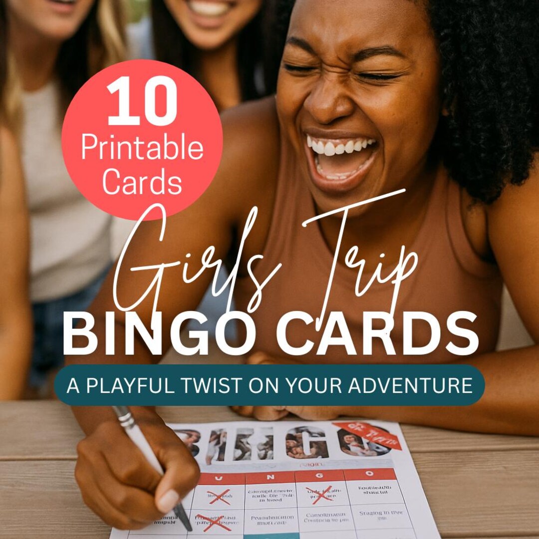 Girls Trip Bingo Cards – 10 Printable Game Cards for Bachelorette ...