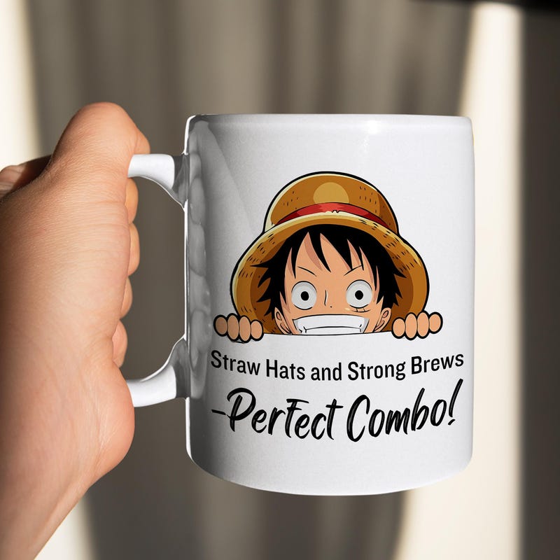 One Piece Straw Hat Mug - Etsy