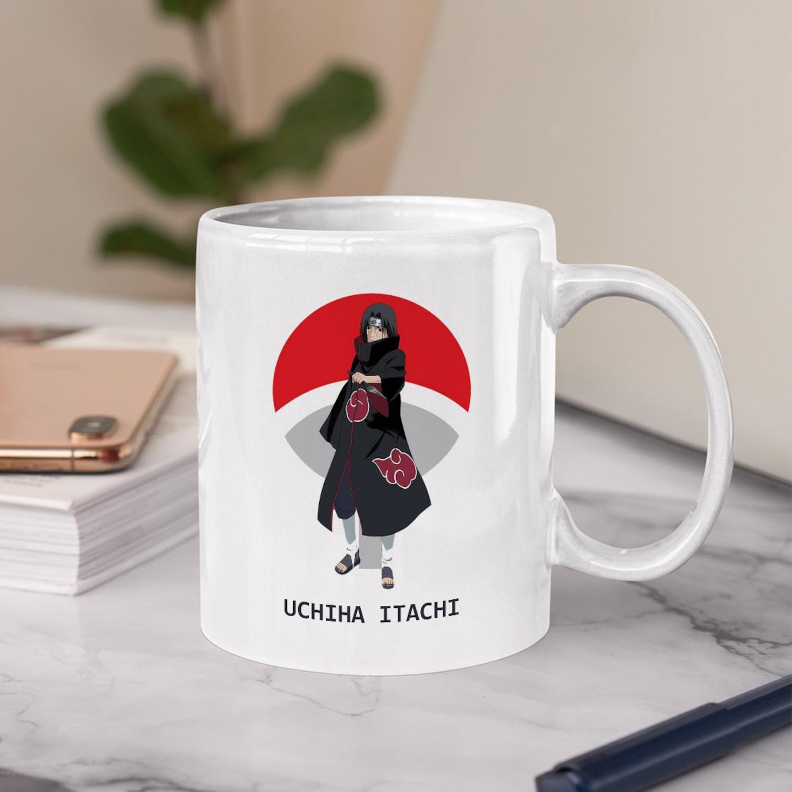 Anime Lover Mug Naruto Fan Gift Anime Mug Naruto Design Mug Gift for ...