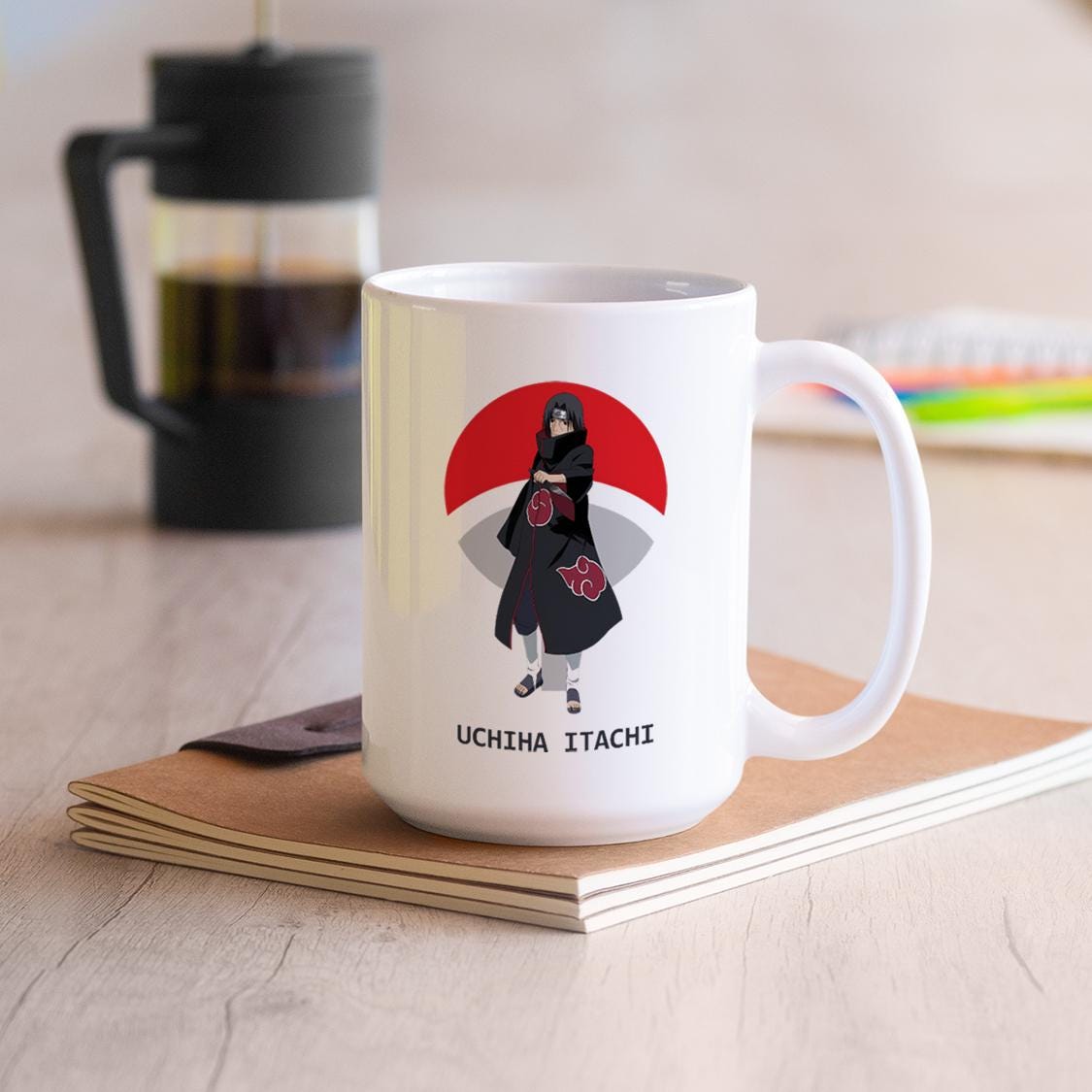 Anime Lover Mug Naruto Fan Gift Anime Mug Naruto Design Mug Gift for ...