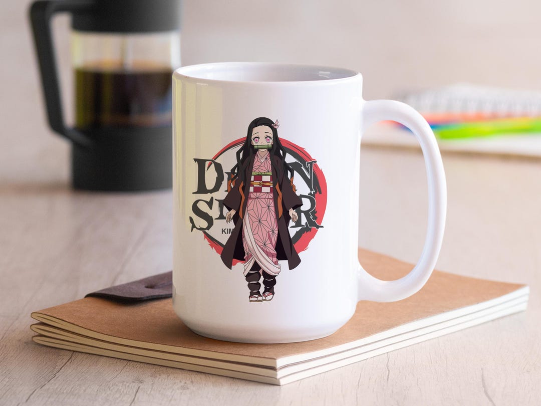 Nezuko Kamado Demon Slayer Mug - Anime Coffee Cup | Unique Gift for ...