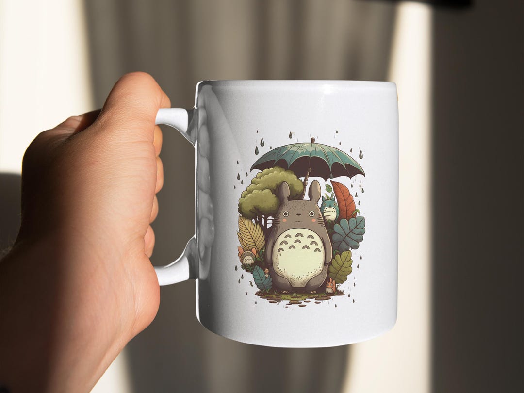 Studio Ghibli Totoro Mug - Anime Mug, Cute Forest Creature Mug ...