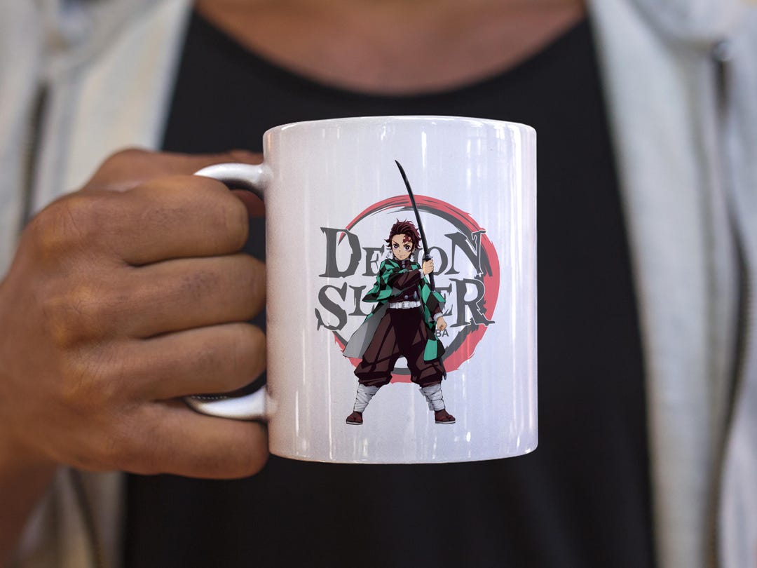 Demon Slayer Mug Tanjiro Kamado Anime Mug Demon Slayer Cup Japanese ...