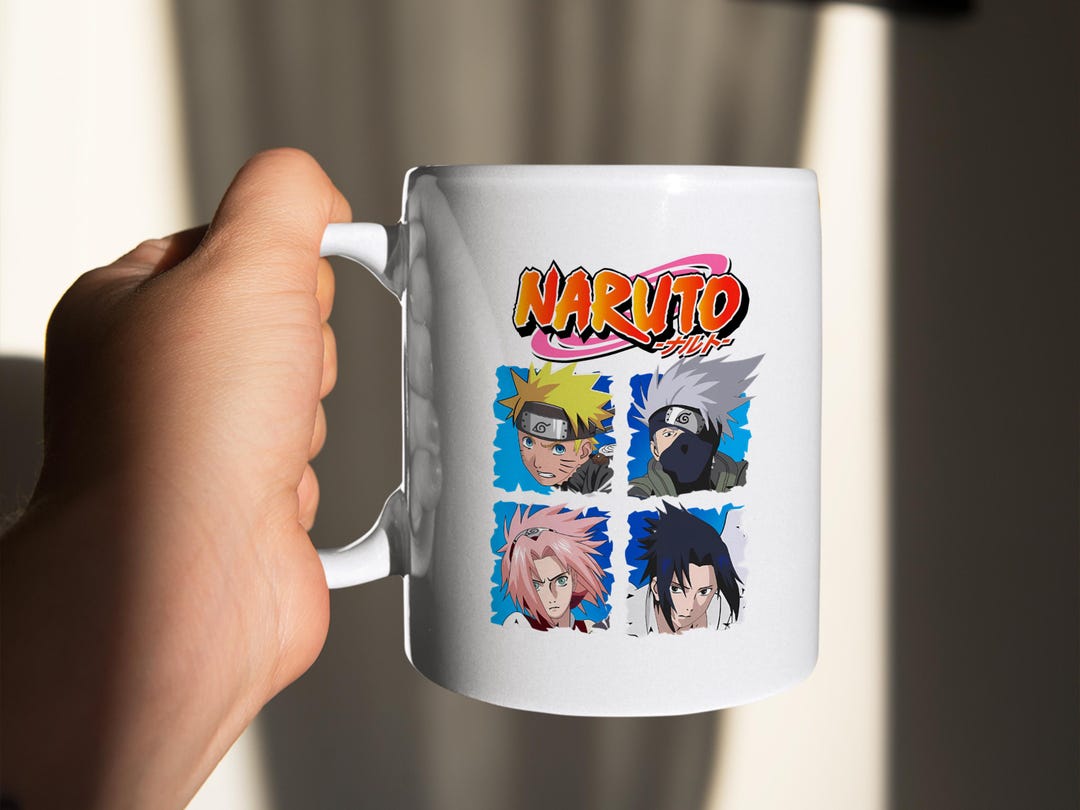 NARUTO Featuring Kakashi, Sasuke, Sakura and Naruto Mug Anime Mug ...