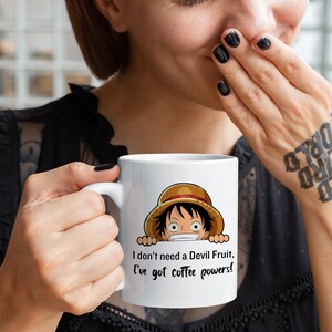 One Piece Anime Mug One Piece Mug, Luffy Mug, Anime Coffee Mug, Straw ...